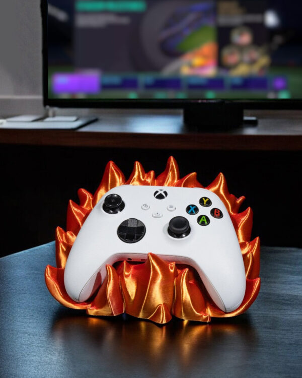 Fire Semblance Controller Holder – 3D Printed Flame-Inspired Gaming ...