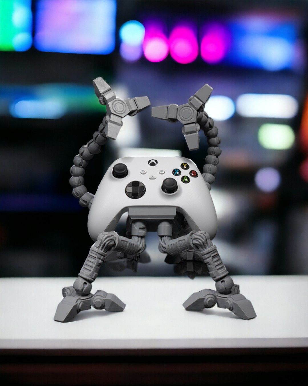 Articulated Robot Controller Holder Stand – 3D Printed Futuristic ...